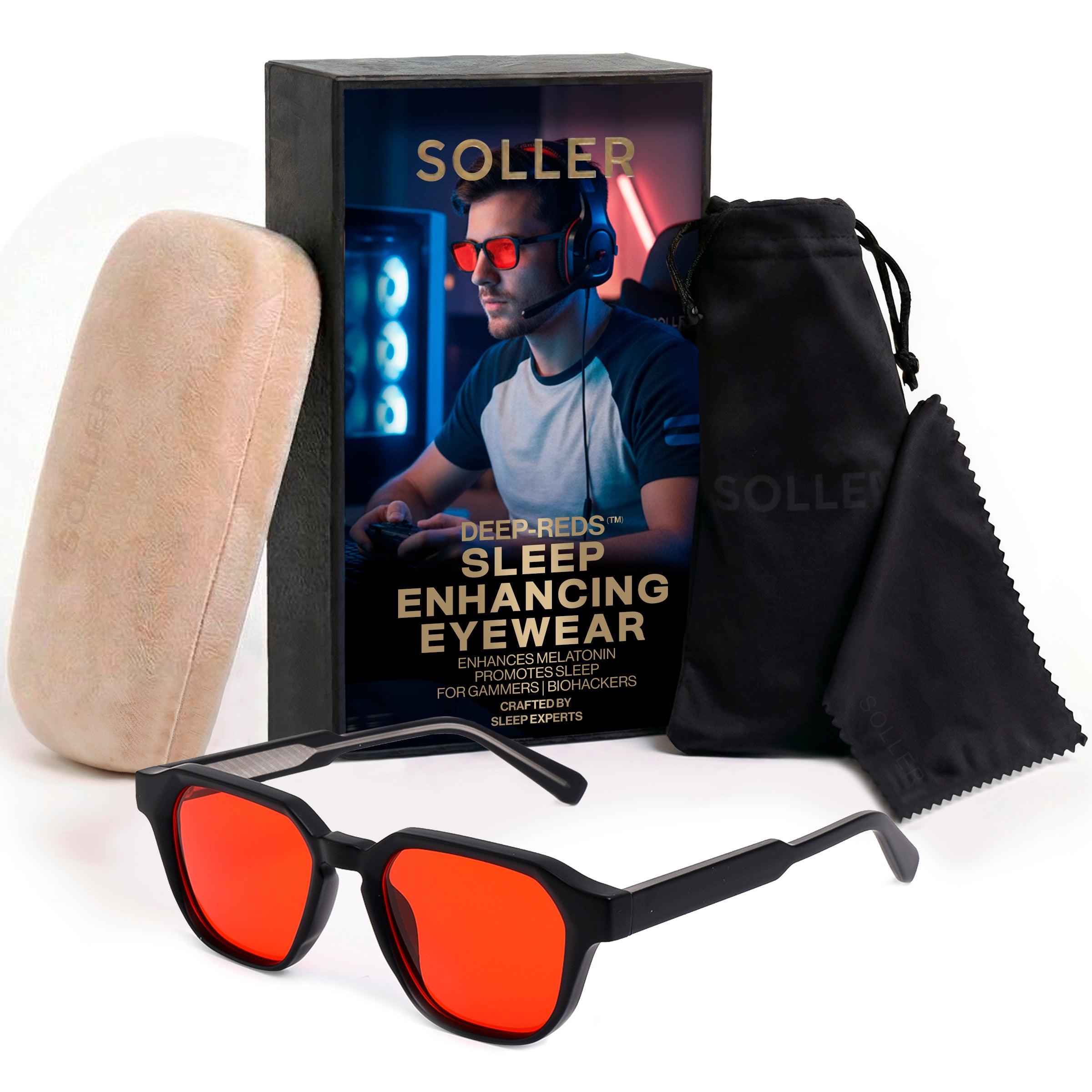 Orion - Red-Light Glasses – Sunday Silks